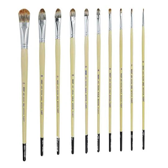 460 Neef Indian Sable Filbert Size 8 – FITZROY STRETCHES