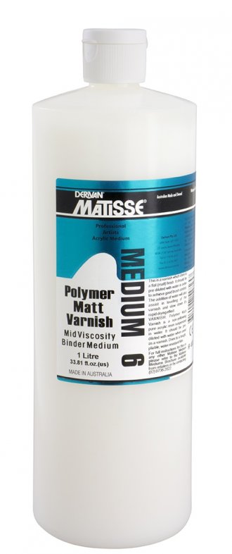 Polymer Matt Varnish MM6 Matisse 1lt – FITZROY STRETCHES